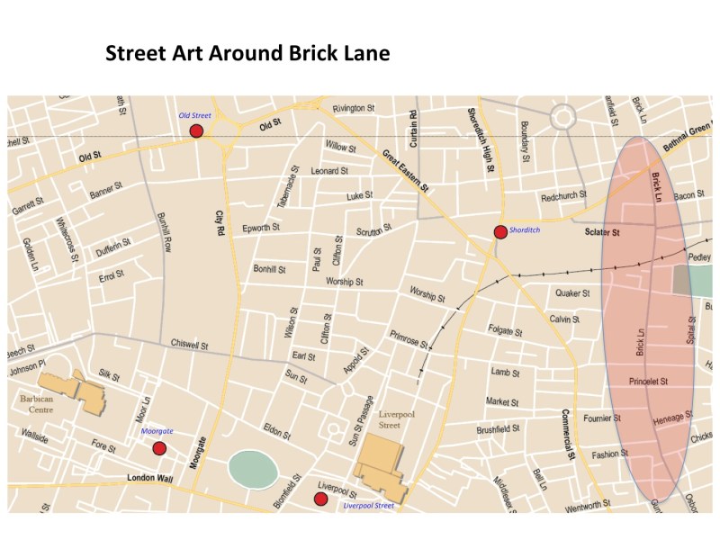 12 pictures of Street Art Around the Brick Lane Area – Eastern Side of ...